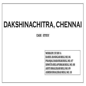 Dakshin chitra Chennai | PPTX