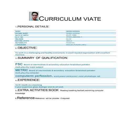 Curriculum viate | DOCX