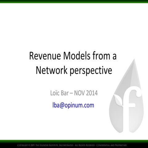 Revenue-Model | PPT