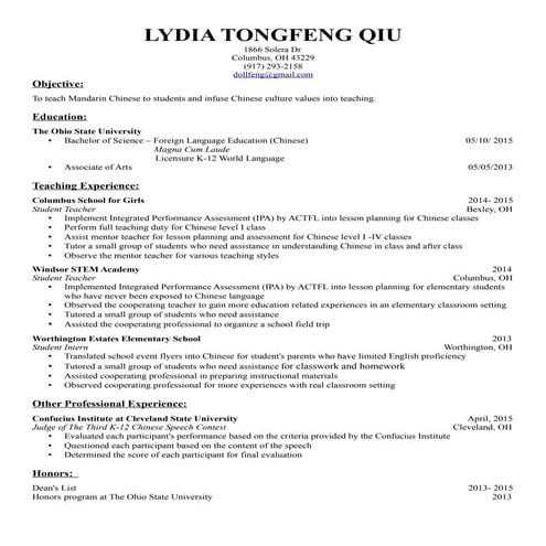 Lydia_Qiu_Resume | PDF