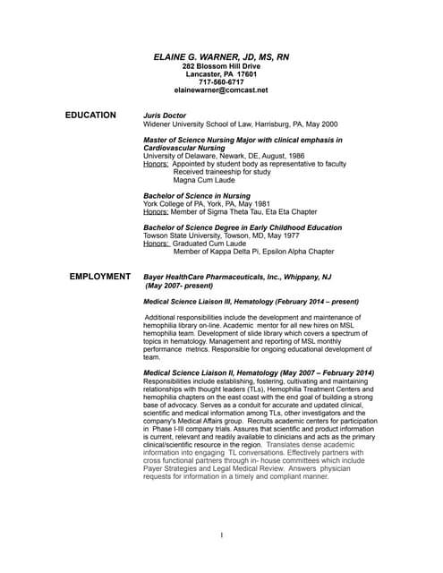 Lindsay McElmell 2017 Resume | DOC