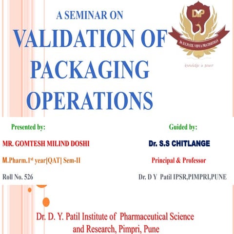 Packaging validation | PPTX