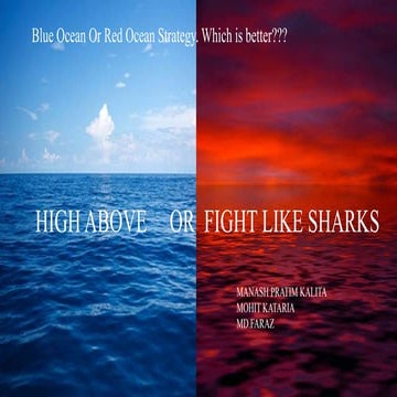 BLUE OCEAN VS RED OCEAN | PPT