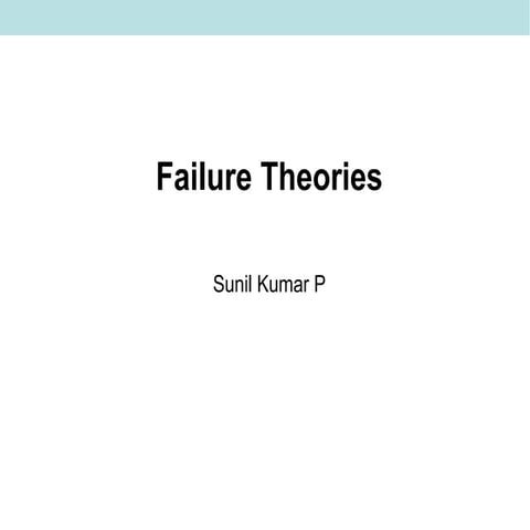 shaft design and theory of failure for UG | PPT