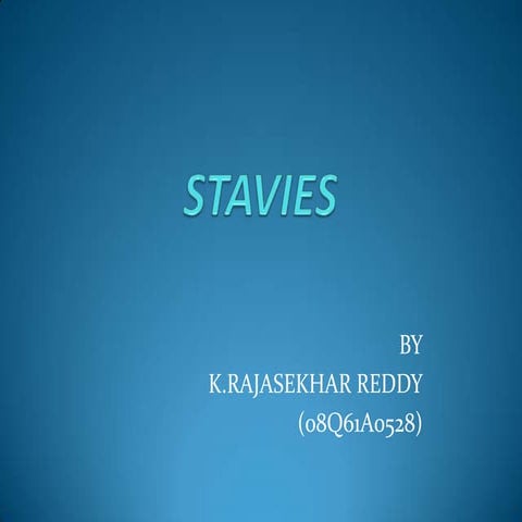 stavies | PPT
