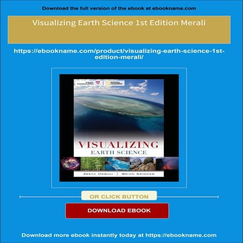 Immediate download Visualizing Earth Science 1st Edition Merali ebooks ...