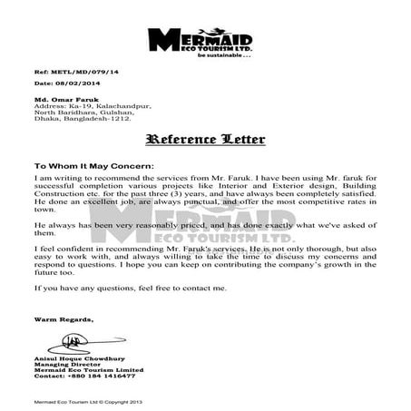 Reference Letter 1 (1) | PDF
