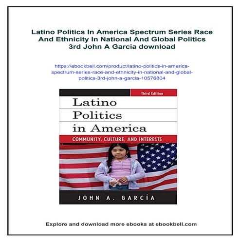 Latino Politics In America Spectrum Series Race And Ethnicity In ...