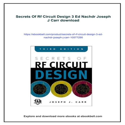 Rf fundamentals | PDF