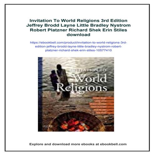 Invitation To World Religions 3rd Edition Jeffrey Brodd Layne Little ...