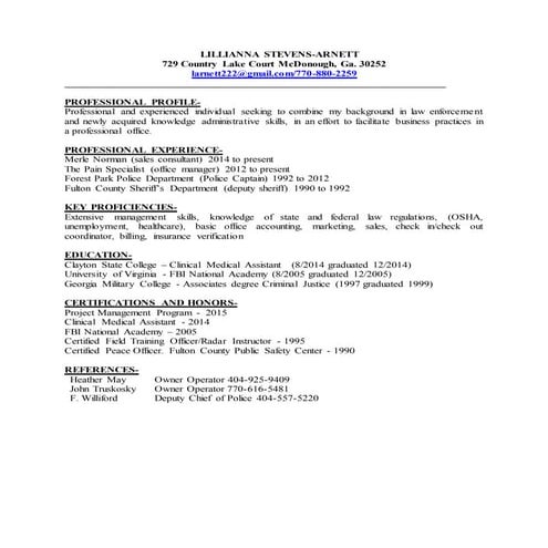 LILLIANNA ARNETT 2 | DOCX | Law