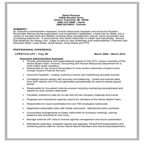 Debra Runyon_Resume | PDF
