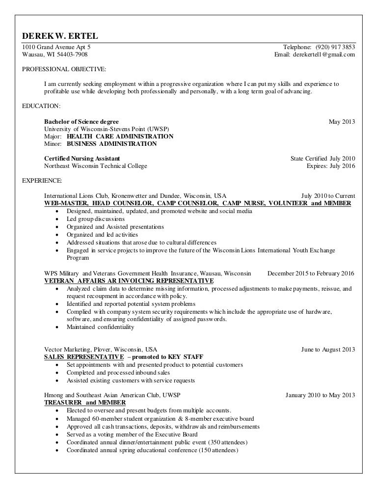 RESUME Derek's RESUME v12