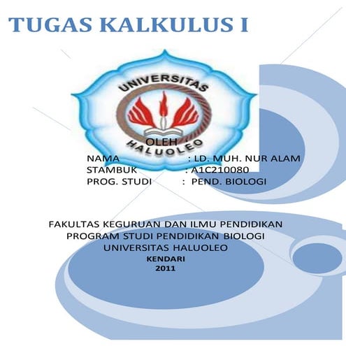 52910642 tugas-kalkulus-i | DOCX