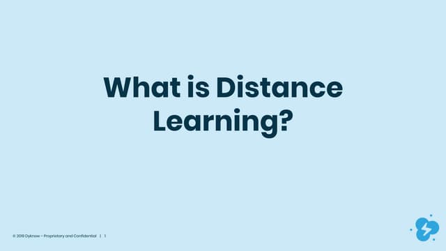Distance Learning | PPTX