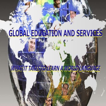 What it takes to learn a world language | PPTX | Education