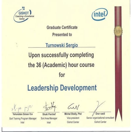 Leadership Development Certificate | PDF | Education