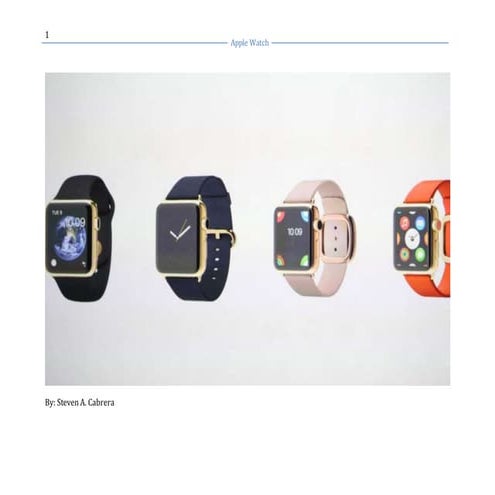 Campaign designed for Apple Watch | DOCX