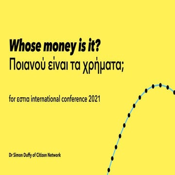 Whose Money is It? | PDF
