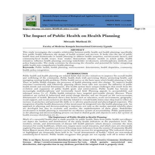 Introduction to Public Health By Thaddeus | PPTX