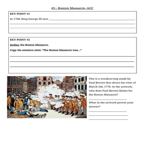 BostonMassacreAccomodatedMaterials | PDF