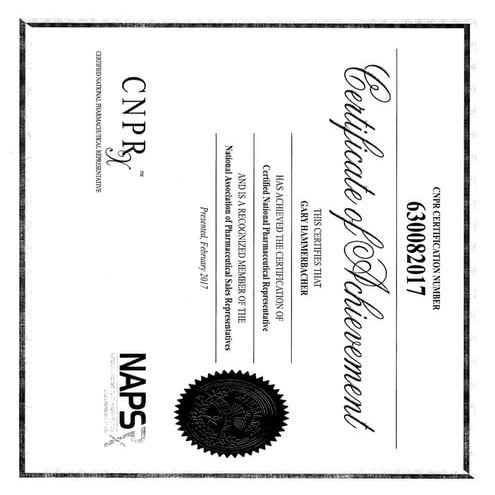 NAPSR Certification | PDF