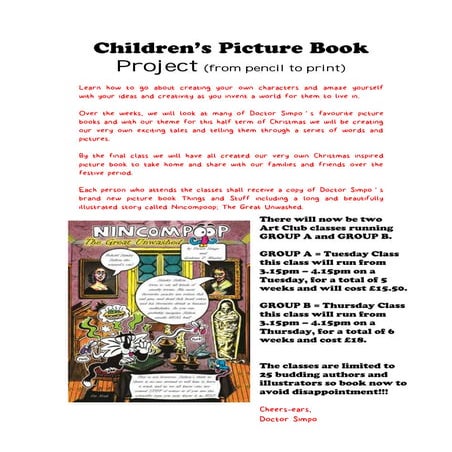 Children’s Picture Book Creation Project | PDF | Arts and Crafts ...