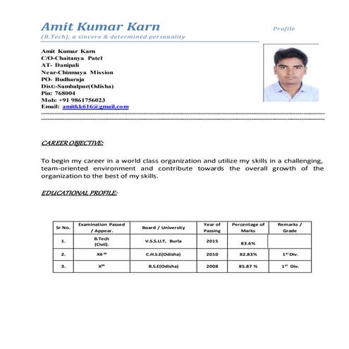 Amit Resume | DOCX