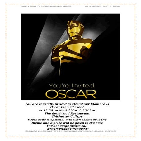 Oscar Event Handbook 6.0 | PDF