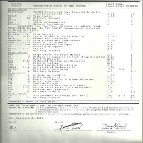 SCAN TRANSCRIPT 2 | PDF