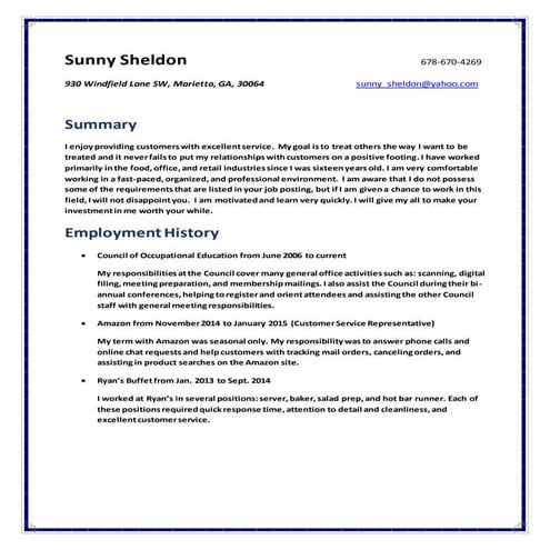 Sunny Sheldon FINAL RESUME Nov 2015 | DOCX