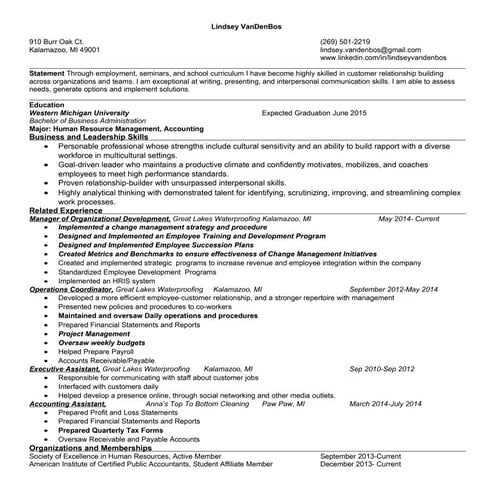Ursu, Diane - Resume | PDF