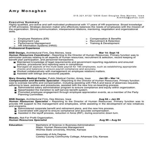 Monaghan Resume | PDF