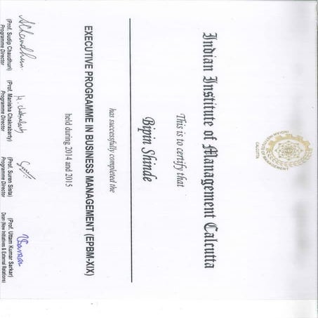 5.IIMC Certificate | PDF