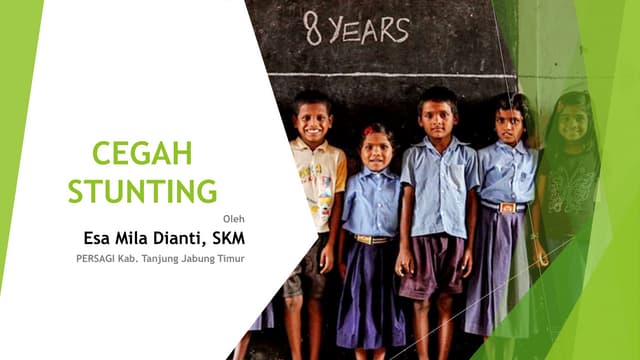 Materi Penyuluhan Stunting PPT – Cegah Stunting, Wujudkan Generasi Hebat.pptx