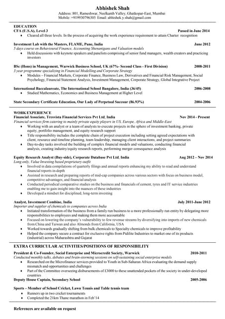 Kristin Foster CV | PDF