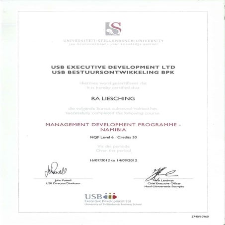 MDP Certificates | PDF