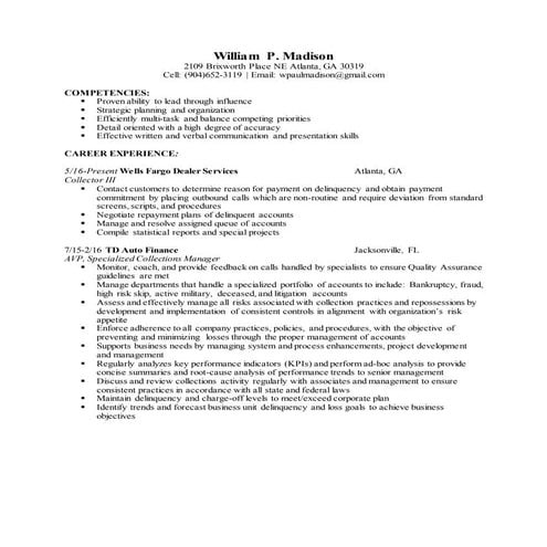 William Resume | DOCX