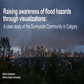3D Geovisualization Flood Hazard | PPT