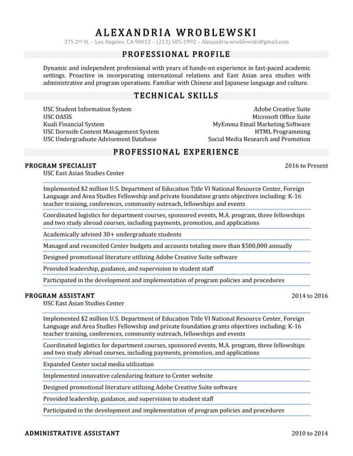 Liza Alexander_Resume | PDF | College Education | Education