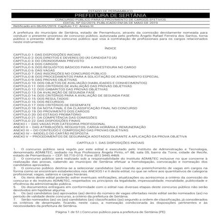 52 edital do concurso (retificado em 06 05-2019)-1557151397 | PDF