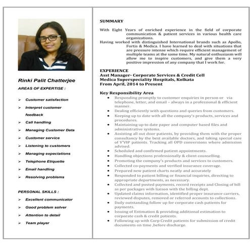 Rinki Resume-2 | DOC