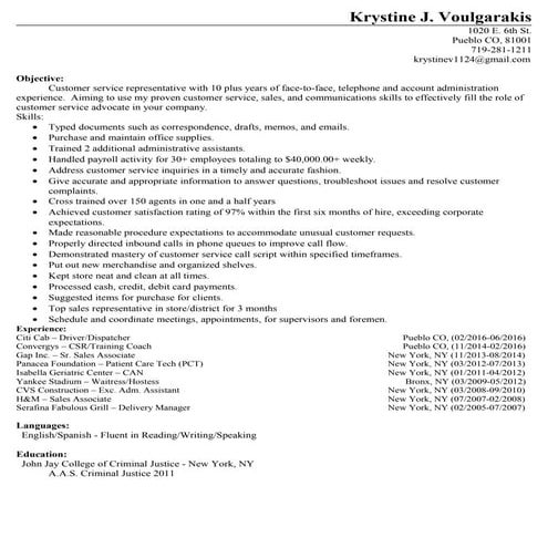 Cynthia Redmon Resume | PDF
