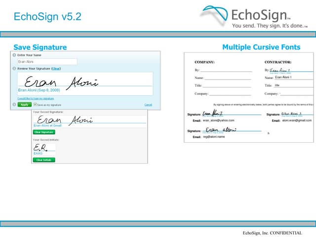 Echo Sign E-Signature User Guide - Sign in Seconds | PDF