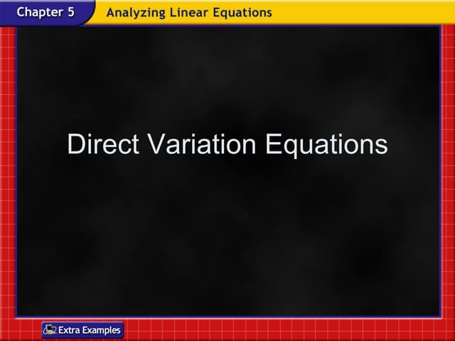 Mathematics 9 Lesson 4-A: Direct Variation | PPTX