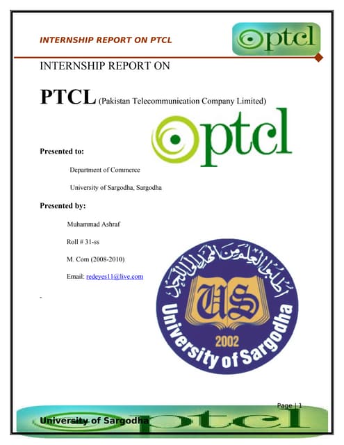 PTCL experience Letter | PDF