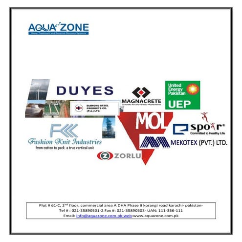 Aqua Zone Company Profile updated | PDF