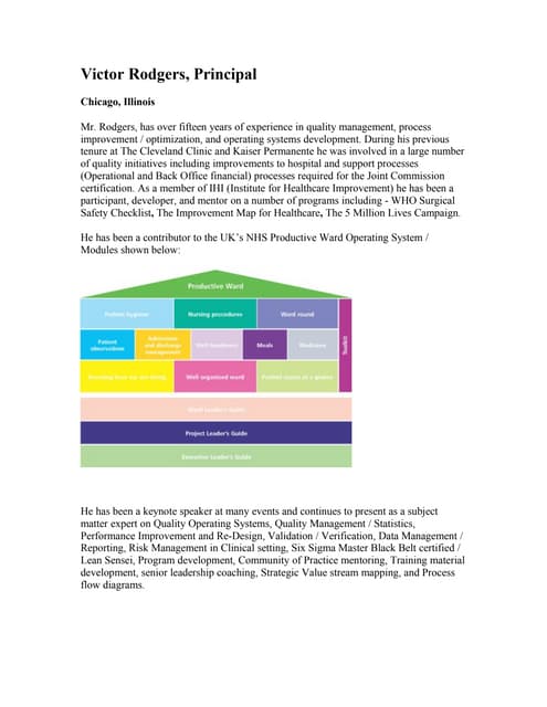 Victor Rodgers Msbe Mbb presentations