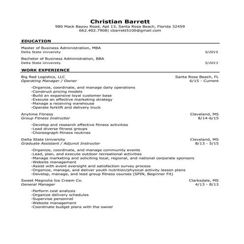 Christian's Resume 1-22-16 | PDF