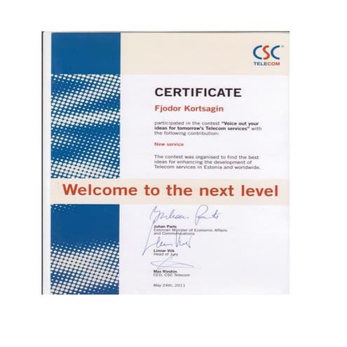 certificate | PDF